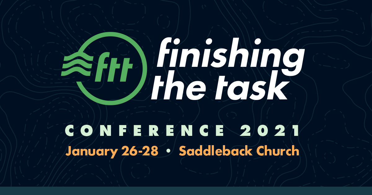 Unengaged, Unreached GAP4FTT List - Finishing the Task